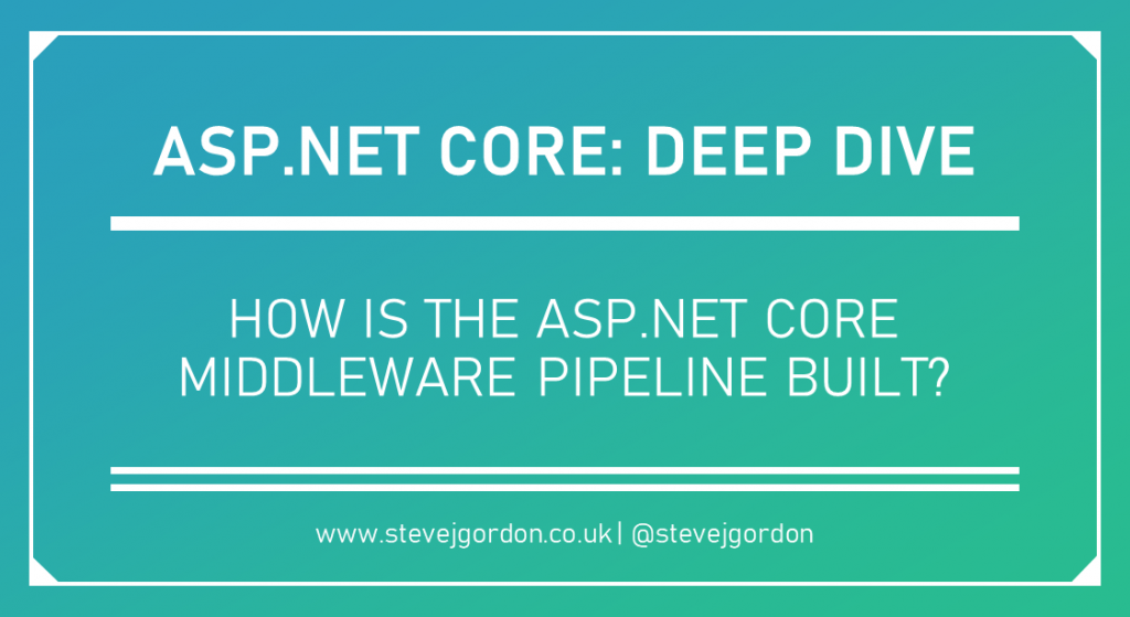 Deep Dive How Is The Aspnet Core Middleware Pipeline Built Steve