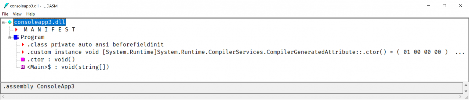 Creating, Inspecting and Decompiling the World's (Nearly) Smallest C# Program - Steve Gordon ...
